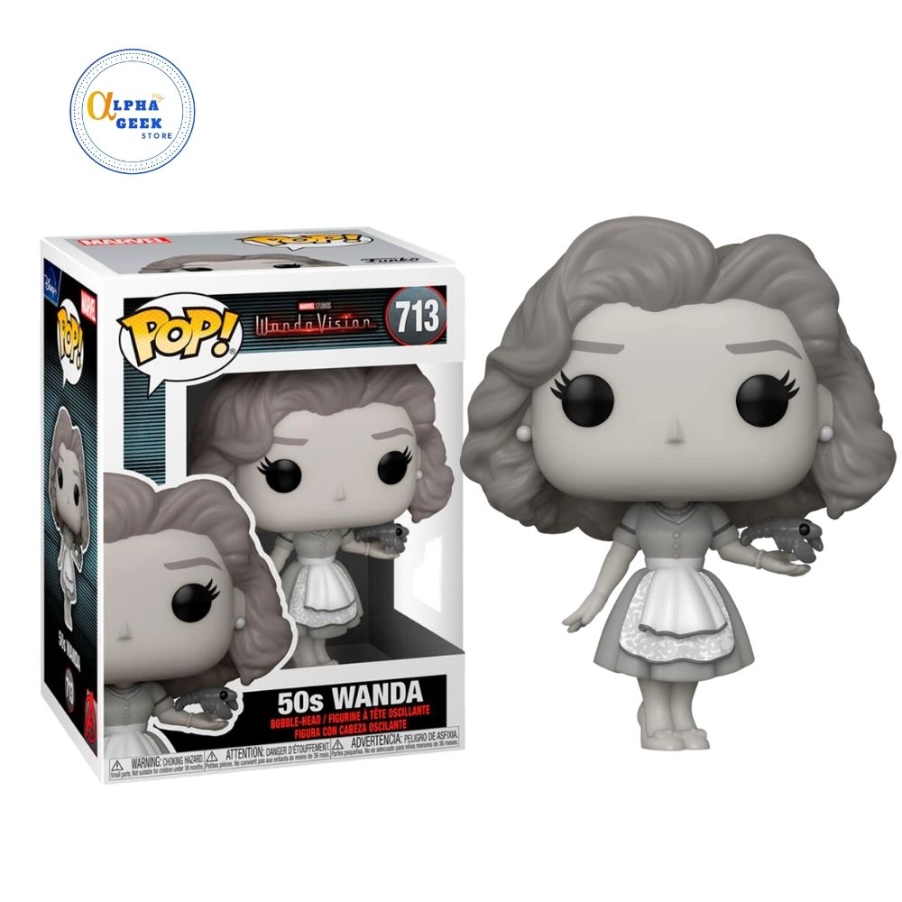 Funko Pop Marvel Wandavision - Wanda 50's - Alpha Geek Store