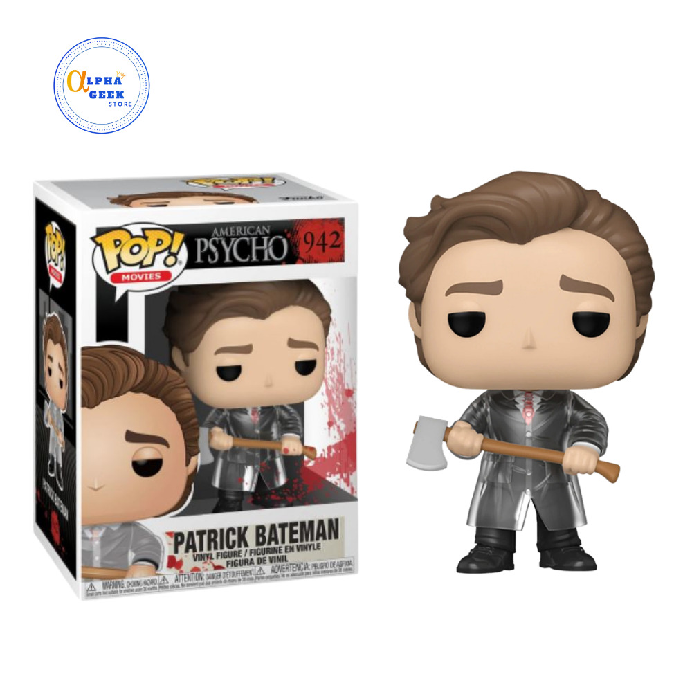 Funko Pop American Psycho - Patrick Bateman with Axe #942 - Alpha Geek ...